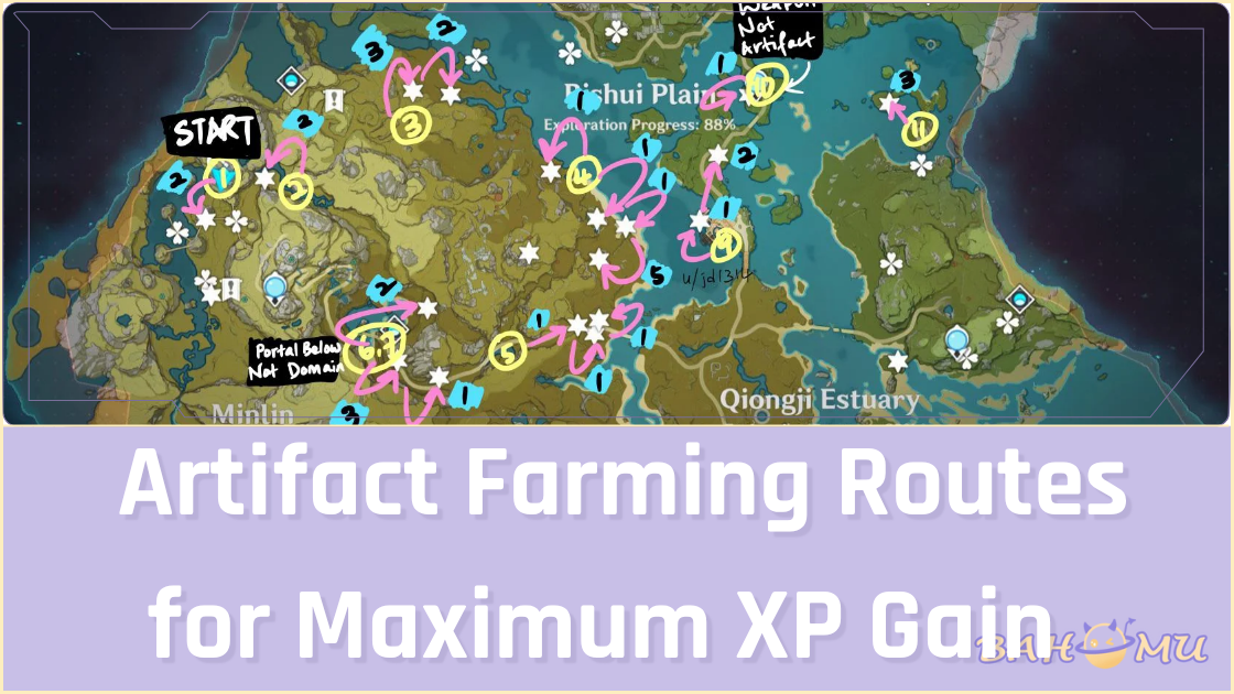 HSR Artifact Farming Routes for Maximum XP Gain – Bahomu