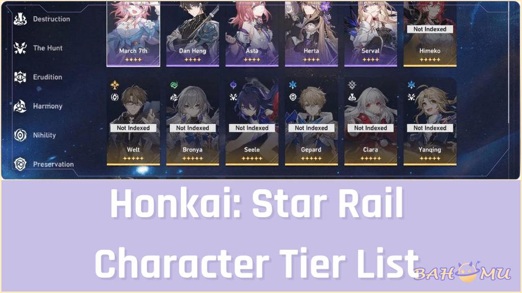 Honkai: Star Rail Character Tier List (Updated 2025) – Bahomu